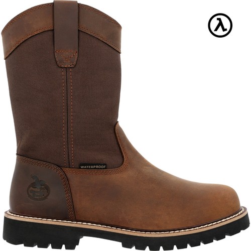 GEORGIA BOOT MEN'S CORE 37 STEEL TOE WATERPROOF WORK BOOTS GB00639 ...