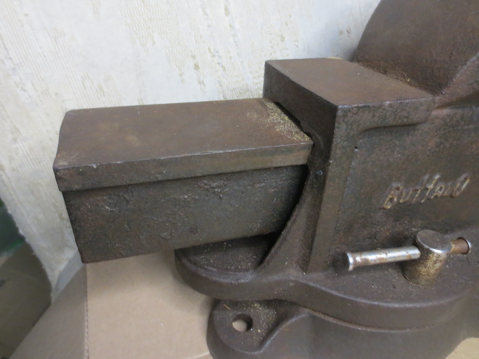 Vintage BUFFALO #5 5" Bench VIse Swivel base | eBay