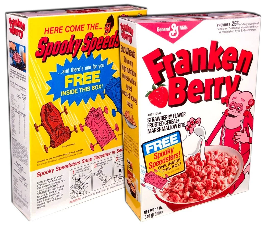 Frankenberry Cereal Box