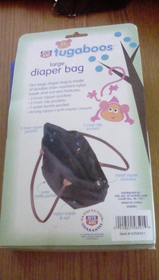 Tugaboos Large Diaper Bag; brand new in box! -Bin*E | eBay