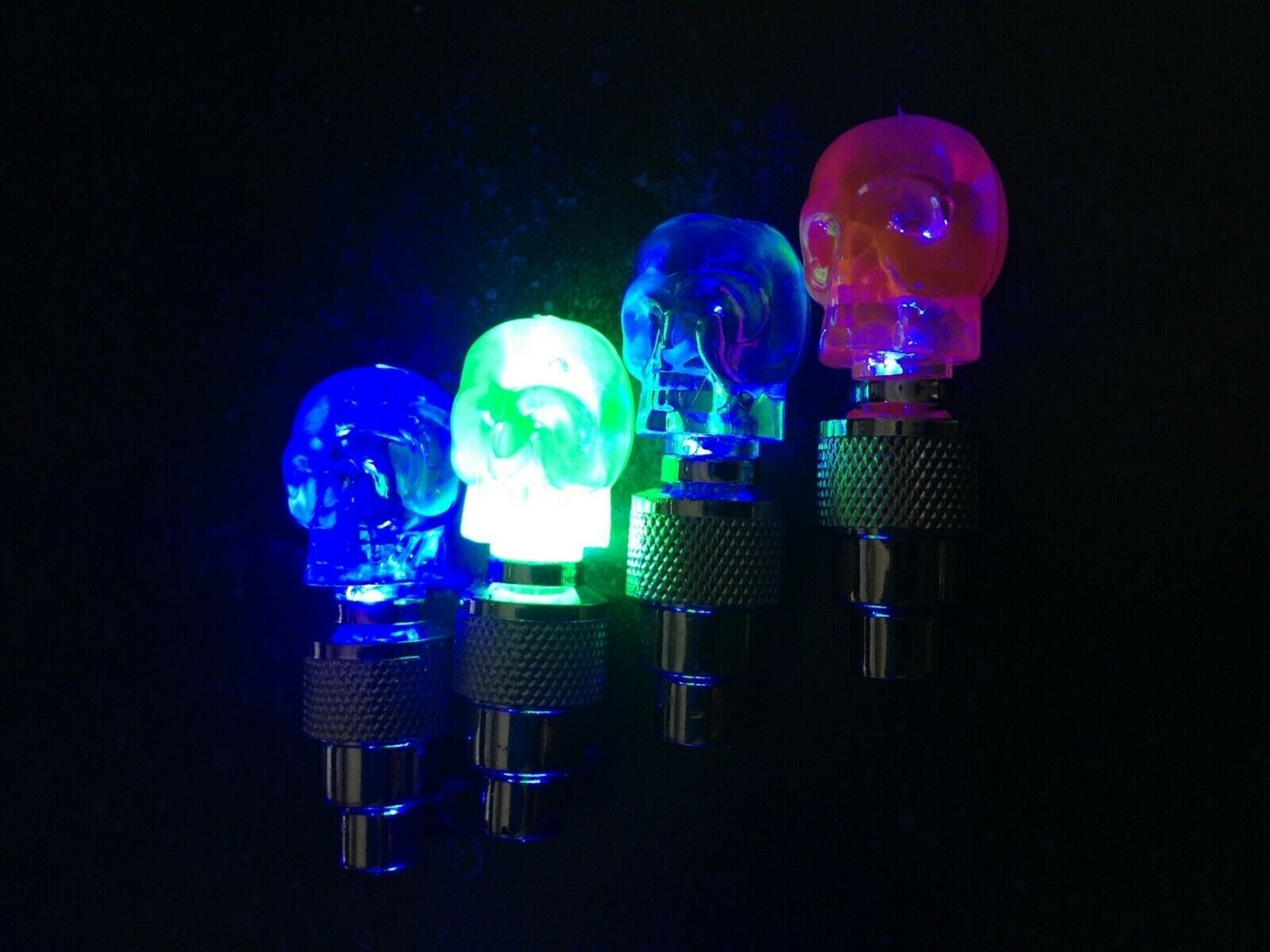 Tire Valve Lights 8-Pack LED Valve Stem Caps (Pink Dice) - Motion ...