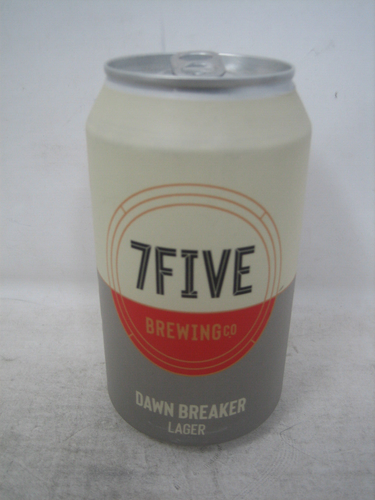 7 five brewing dawn breaker lagar beer can micro brewery 7five | eBay
