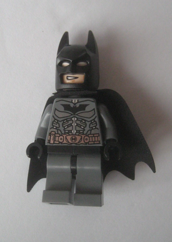 LEGO Batman Minifigure from 76001 Dark Bluish Gray Cooper Belt sh064 | eBay