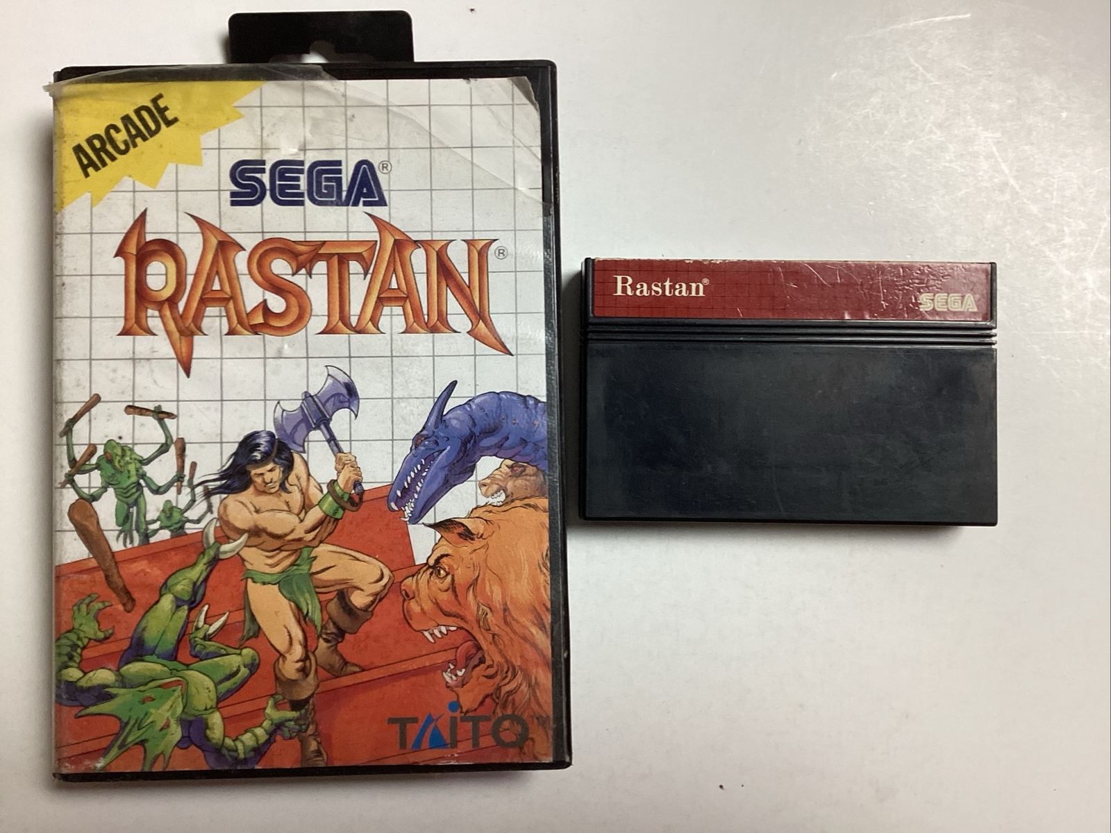 Rastan- Sega Master System Game and Case no Manual TESTED 10086070224| eBay