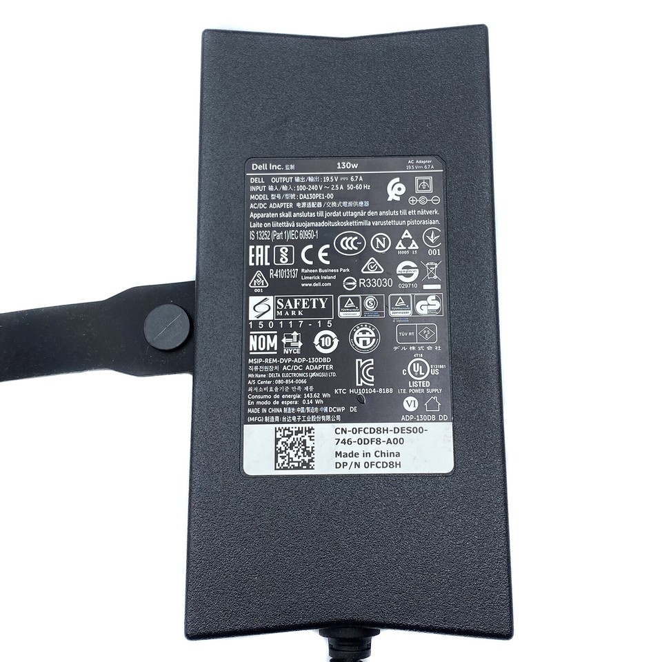 Original Dell 130W AC Power Adapter for Optiplex Micro 5000 7050 7060 ...