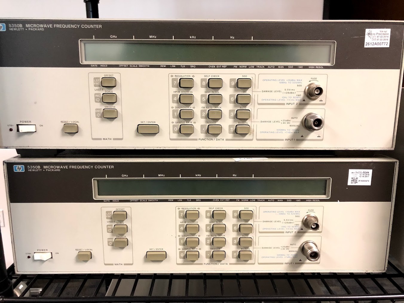 HP 5350B Microwave Frequency Counter w/ OPTIONS 001 & H03 | eBay