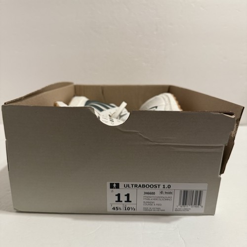 adidas Ultraboost 1.0 Mens Shoes White/Green/Gum Running Men's Sizes ...