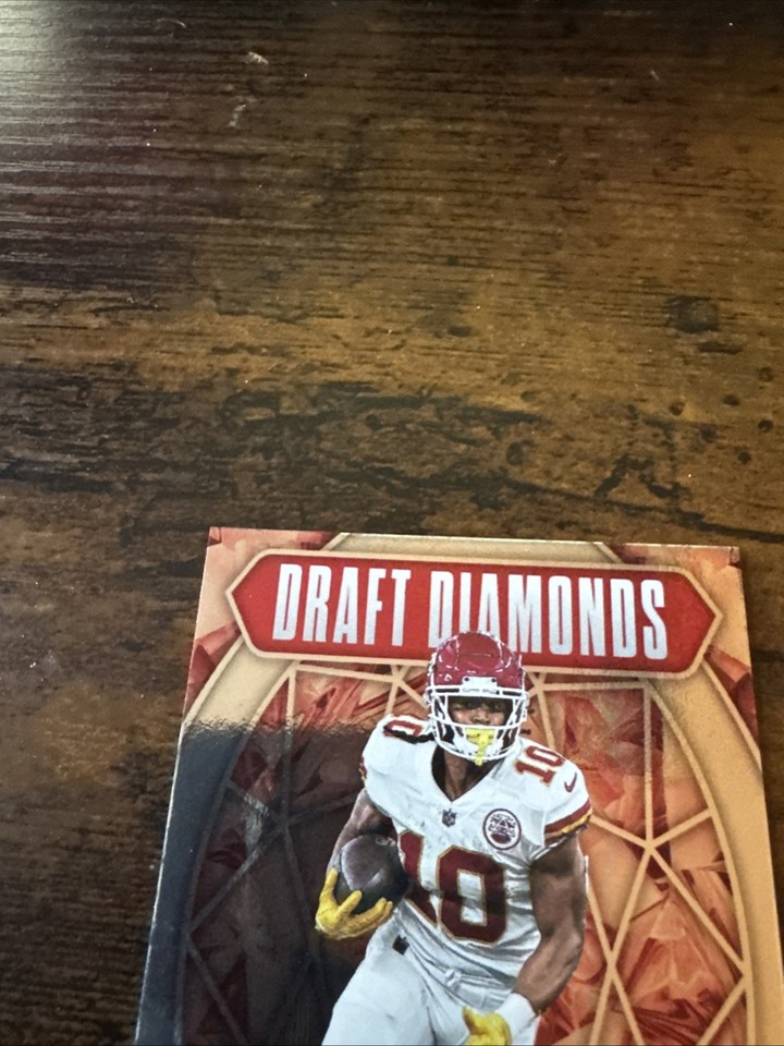 2025 Panini Absolute Draft Diamonds, Isaiah Pacheco, Kansas City Chiefs ...