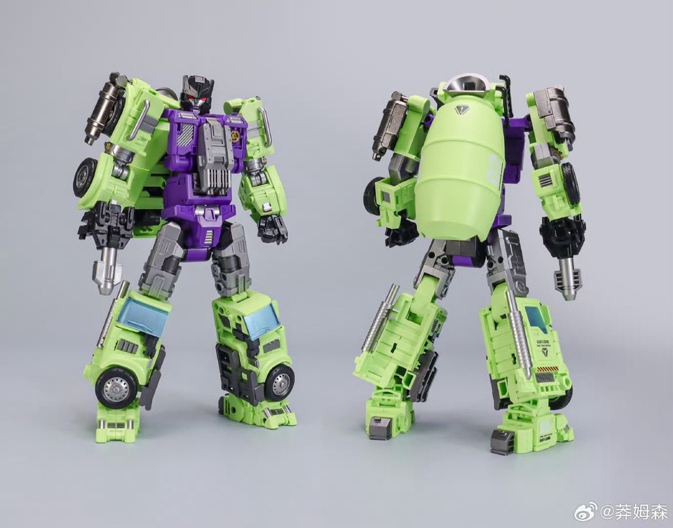 Mecha Invasion Giant Legion Devastator Green G1 Color Full Set of 6 US ...