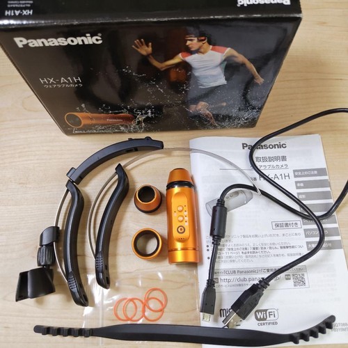 Panasonic HX-A1H Wearable Action Camera Waterproof Video Cam ...