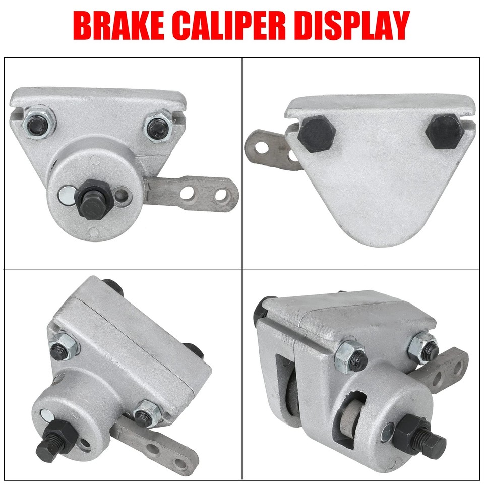 Go Kart Mechanical Disc Brake Caliper & Bracket Kit Compatible with ...
