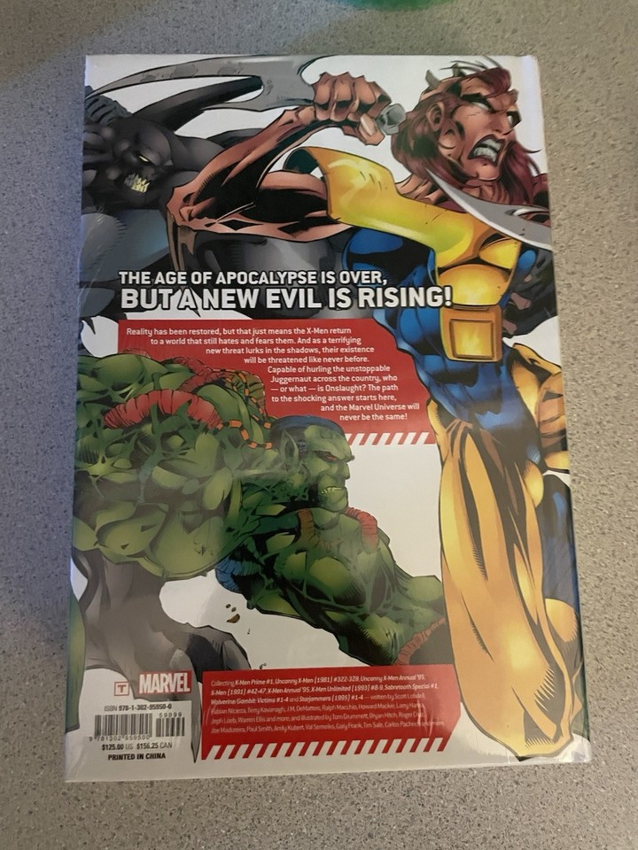 X-Men: Road to Onslaught Omnibus Vol. 1 Graphic Novel Marvel Comics New ...