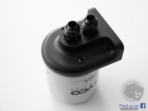 BILLET REMOTE OIL FILTER RELOCATION MOUNTING BRACKET -10AN -8AN 2JZ LS1 ...