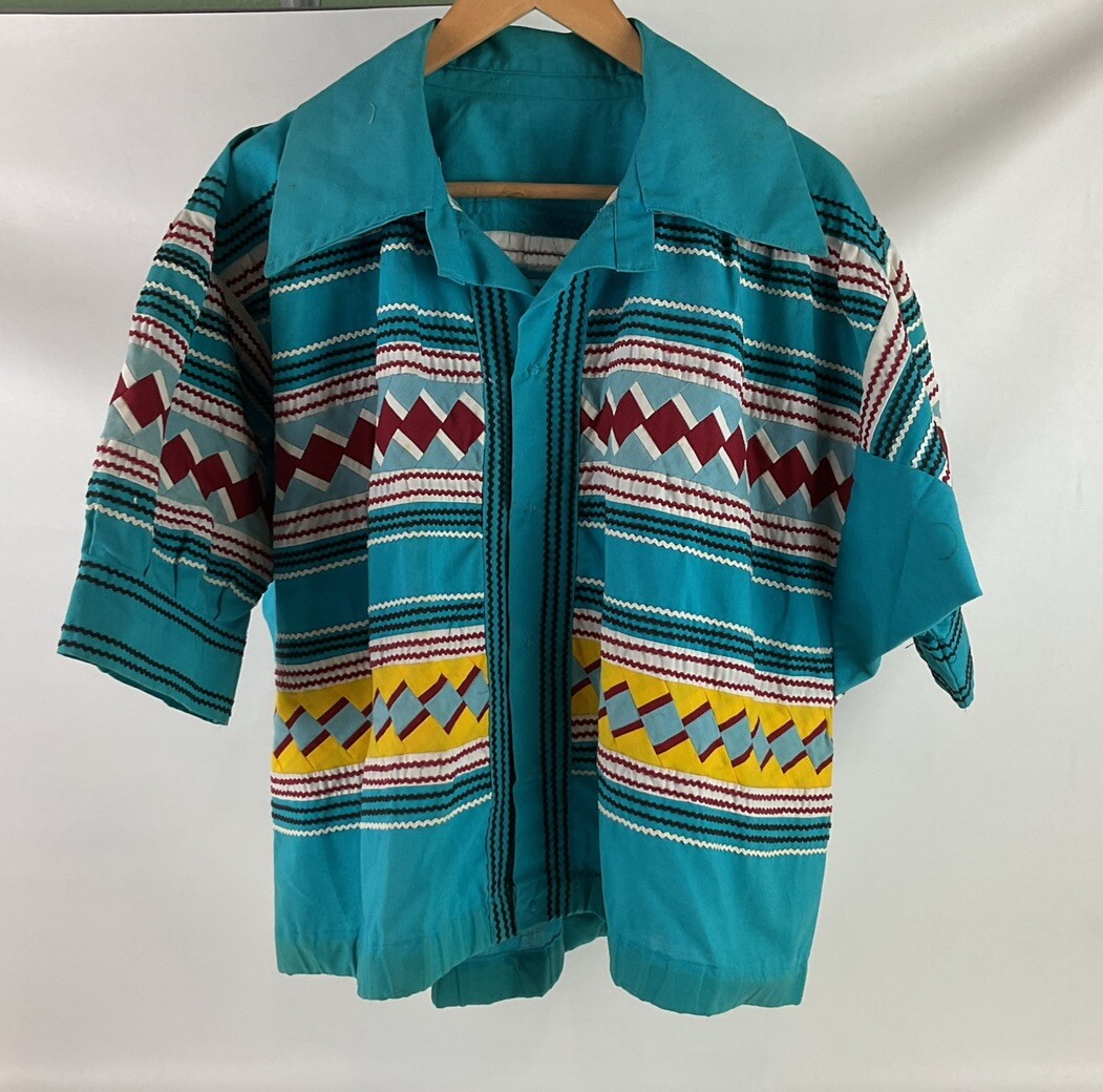 VINTAGE SEMINOLE NATIVE AMERICAN PATCHWORK HAND-MADE … - Gem