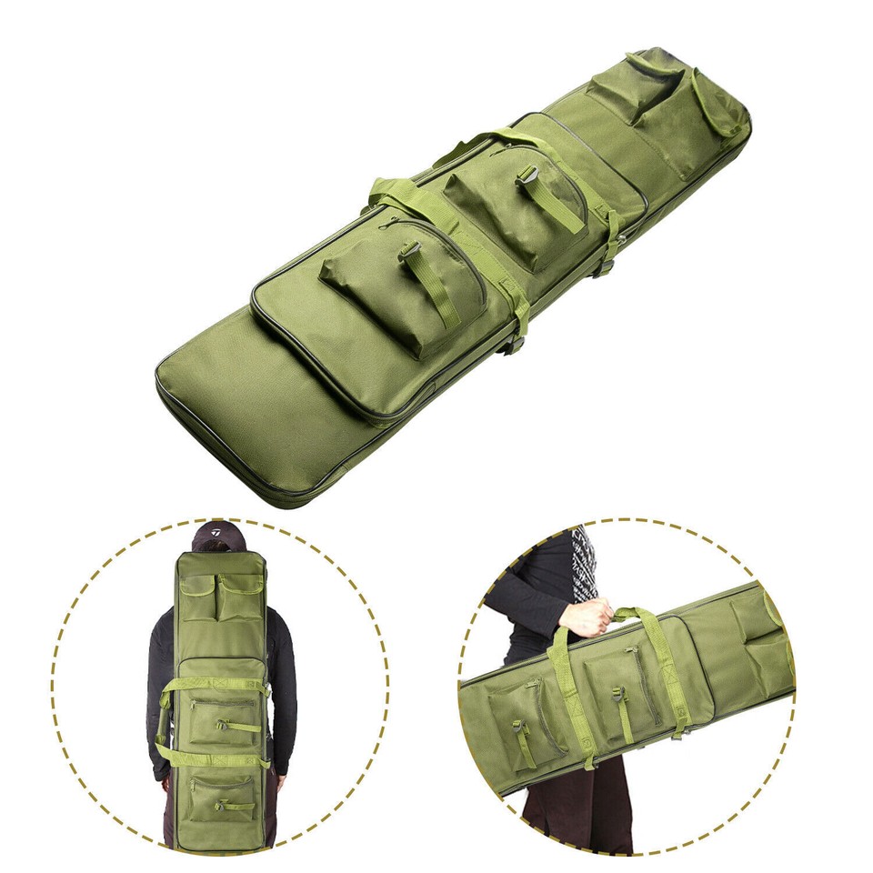 39" Tactical Rifle Bag Double Case Carbine Range Gun Shotgun Padded ...