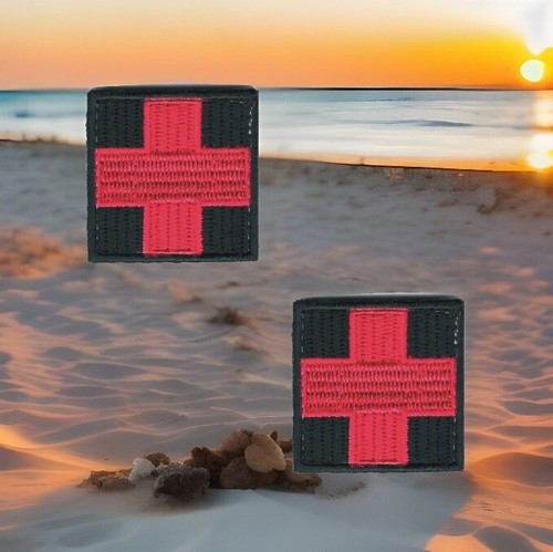 Black IFAK Patch EMT Medic Paramedic First Aid For VELCRO® BRAND Lot of 2 | eBay