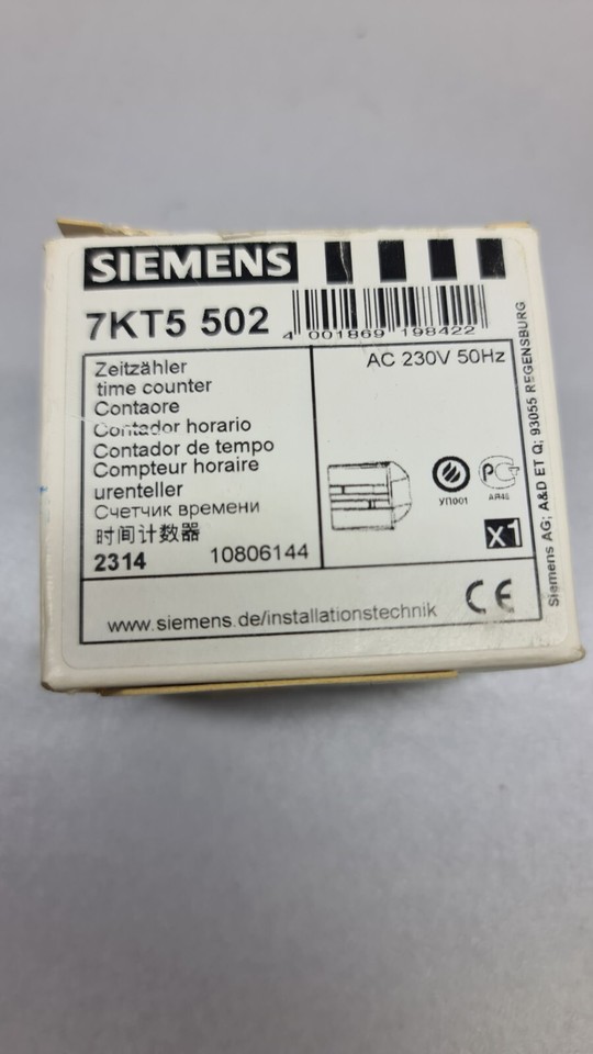 Siemens 7KT5 502 7KT5502 AC 230V 50Hz Time Counter 4001869198422 | eBay