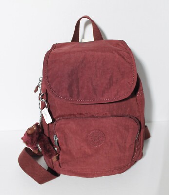 Kipling Marigold KI1989 Women's Small Backpack , Intense Maroon NEW | eBay