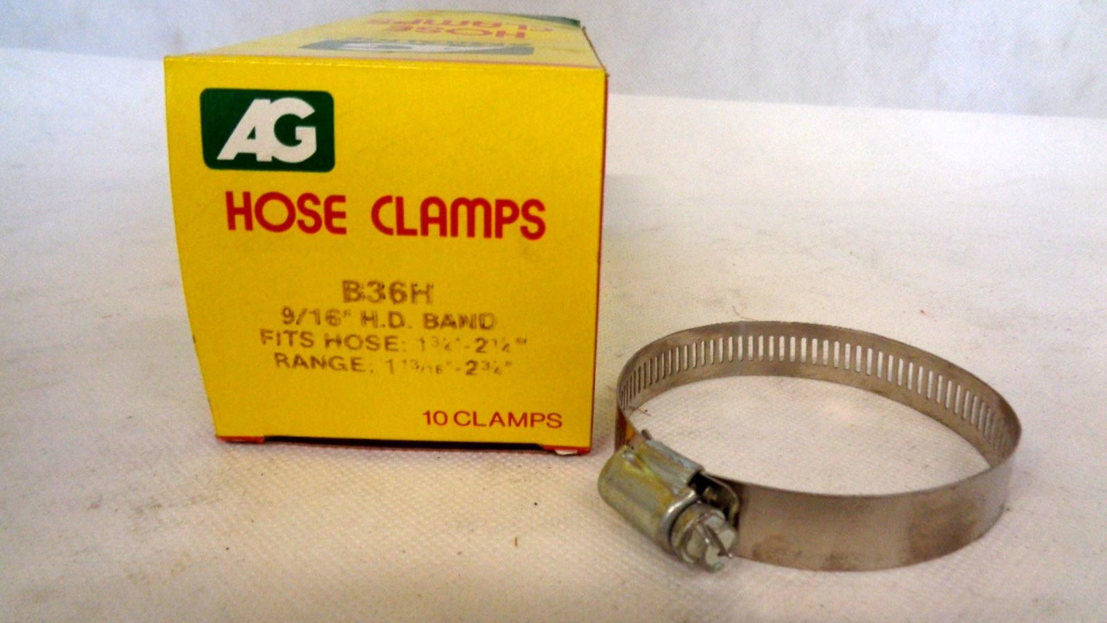 AMGAUGE B36H HOSE CLAMPS BOX OF 10 | eBay
