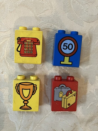 Vintage Lego Duplo Phone Suitcases Trophy 50 Zone | eBay Australia