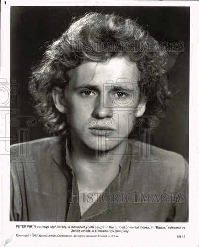1977 Press Photo Peter Firth portrays Alan Strang in the film version ...