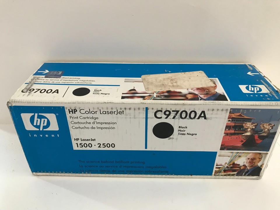 HP OEM Genuine C9700A 121A Color LaserJet 1500 2500 Toner Cartridge ...
