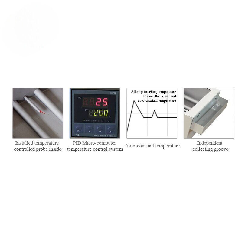 Wave Tin Dip Soldering Machine Solder Pot 1500W Split Pcb Hot Dip ...
