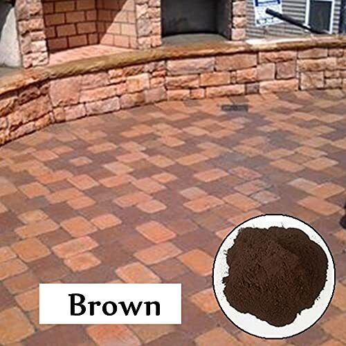 950g Brown mortar & cement concrete paver stone dye color iron oxide ...