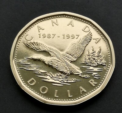 CANADA LOONIE 1997 *** SPECIMEN *** FLYING LOON *** | eBay