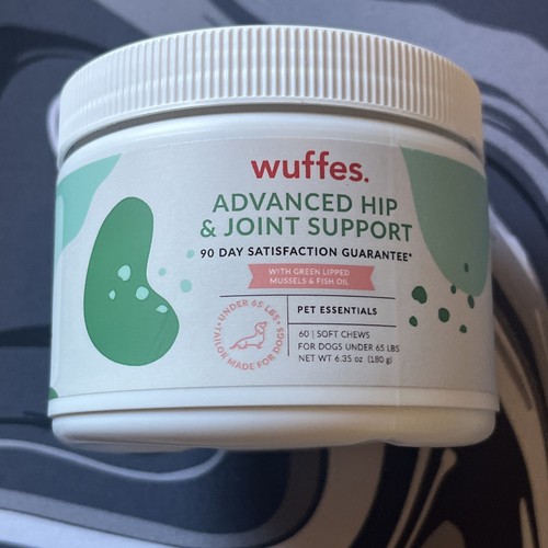Wuffes Advanced Dog Hip and Joint Supplement for Under 65 lbs 60 Soft ...