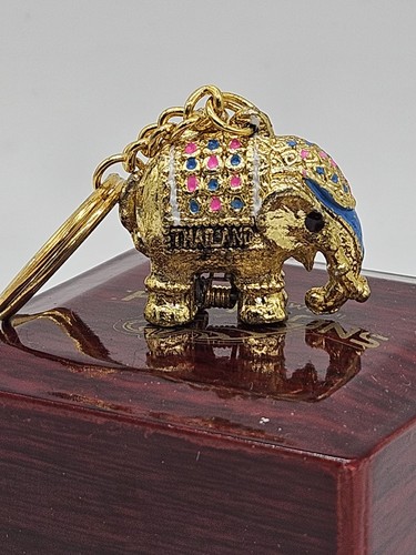 Golden Elephant Key Chain with Hidden Chamber Charm Locket M1 | eBay