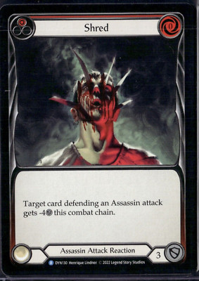 Shred (RED) DYN130 Flesh and Blood TCG FAB TCG | eBay