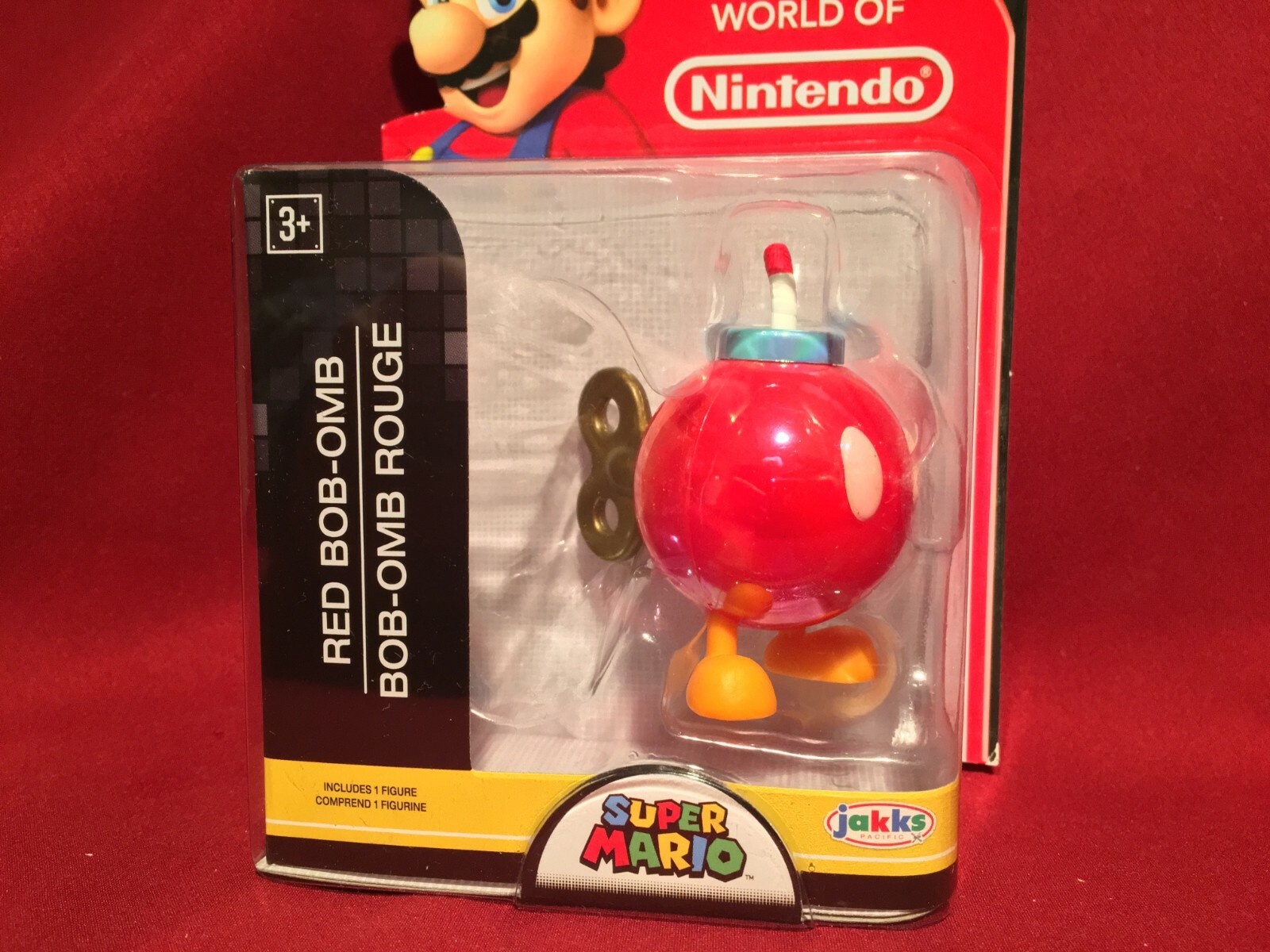 World of Nintendo 2.5" RED BOB-OMB FIGURE Series 2-6 *NEW* Super Mario ...