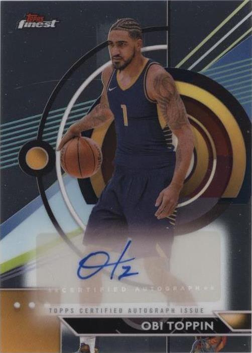 2023-24 Topps Finest - Finest Autographs Obi Toppin #FA-OT (AU) for ...