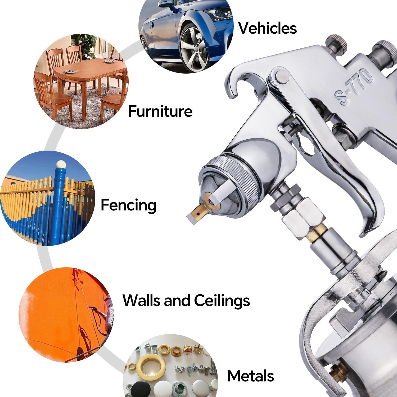 ORAZIO Professional Air Paint Spray Gun S770 | eBay UK