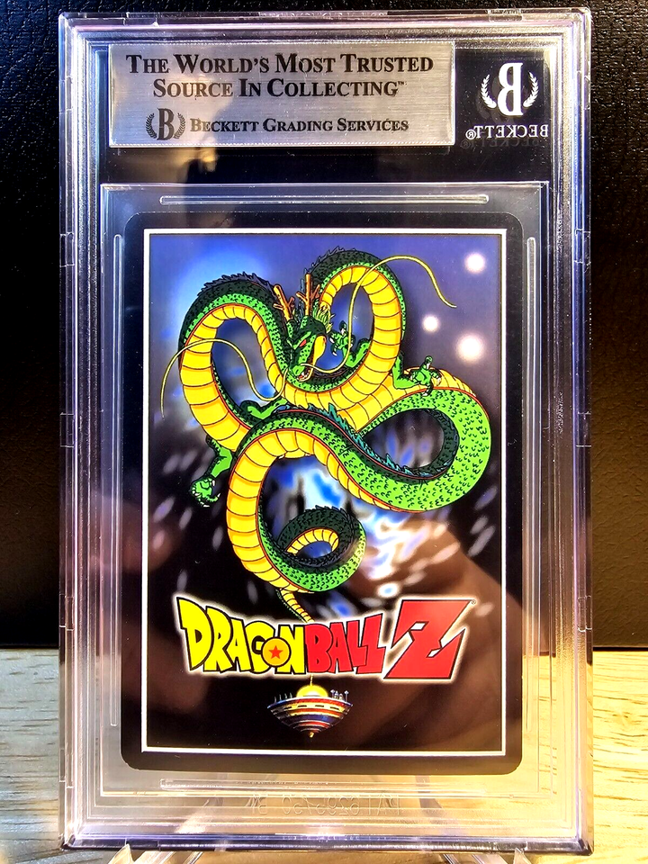DBZ CCG DRAGON BALL Z BLACK DROP KICK #97 LIMITED RARE FOIL BGS 8.5 NM ...