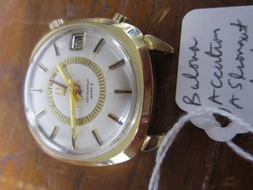 Vintage Bulova ACCUTRON ASTRONAUT Mark II 2185 Gold Filled GMT Watch ...