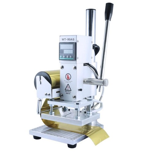 Small Digital Display Manual Stamping Machine Leather Embossing ...