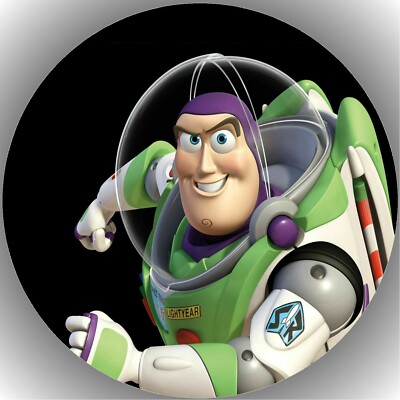 Buzz l'Eclair. Déco de gâteau comestible,feuille de sucre,disque ...