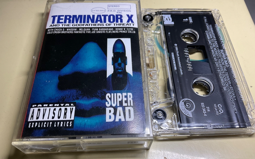 TERMINATOR X - SUPER BAD CASSETTE 1994 public enemy DEF JAM rap hip hop ...
