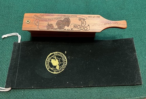 2000 NWTF DALE ROHM TURKEY BOX CALL limited Ed. National Wild Turkey ...