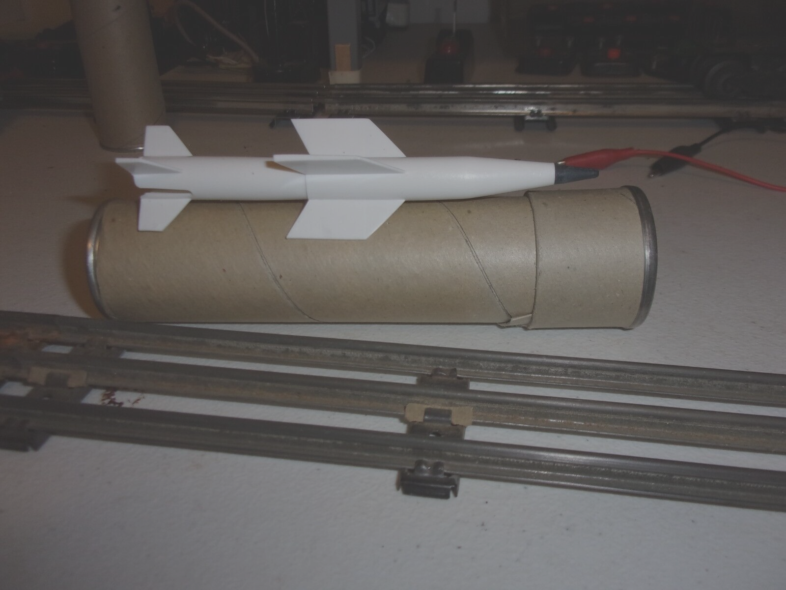 Lionel Postwar 6650 IRBM Style Blue Nose Rocket ( missile ) in ...