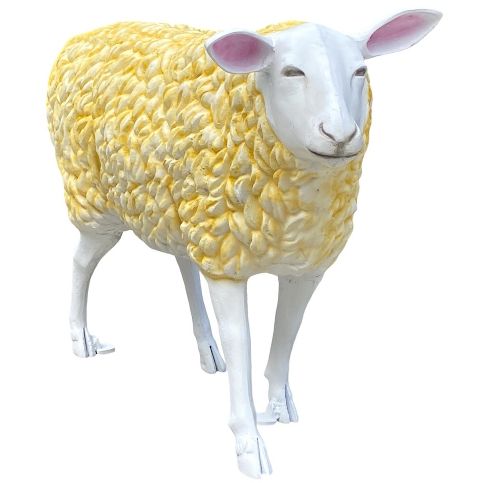 Life Size Sheep Statue Realistic or Bronze Finish 34 inches Tall | eBay