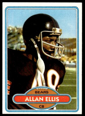1980 Topps Allan Ellis Chicago Bears #63 | eBay