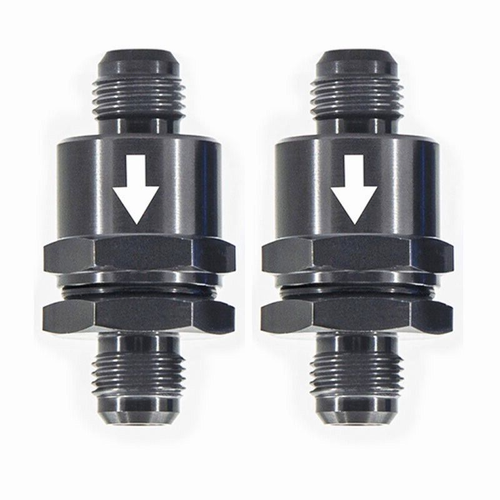 AN6 6AN Fuel Non Return One Way Check Valve Petrol Diesel Anoized ...
