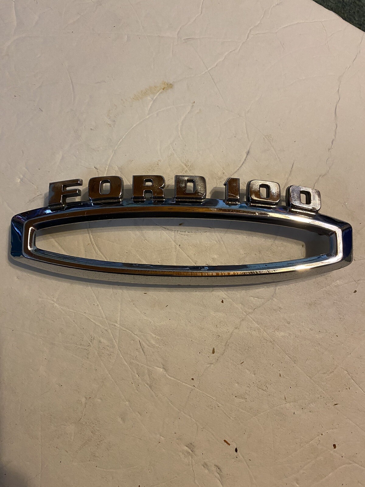 65-66 FORD F100 fender emblem NO INSERT C5TZ-16720 #J | eBay