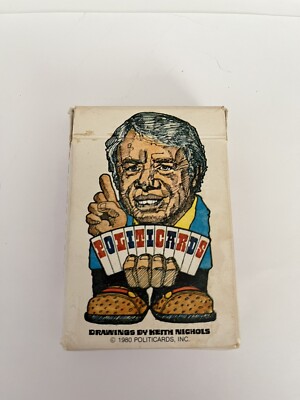 Jimmy Carter Keith Nichols POLITICARDS Playing Cards 1980 Satire ...