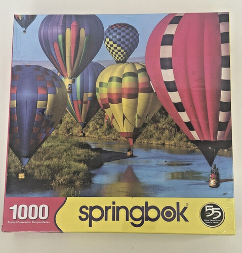 Springbok's 1000 Piece Jigsaw Puzzle Hot Air Balloons - Made in USA-New ...