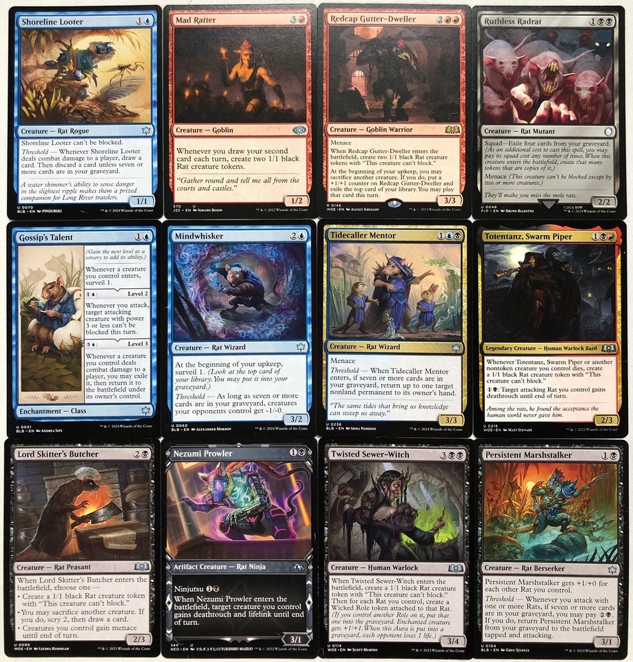 EDH Rat Deck - Commander MTG Magic the Gathering | eBay