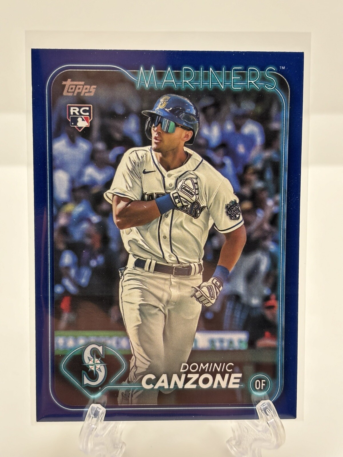2024 Topps Series 1 DOMINIC CANZONE Seattle Mariners Rookie ROYAL BLUE ...